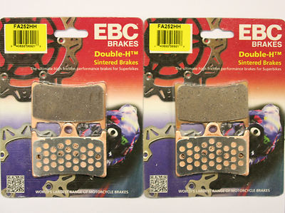 EBC HH Front & Rear Brake Pads 2014-2023 Yamaha FZ09 MT09 FA252HH ...