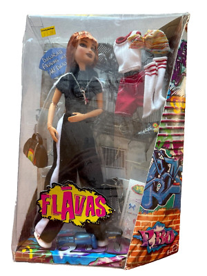 2003 Barbie Flavas P.B.O. Hip Hop Doll Mattel #C1953 New in Box Rare ...