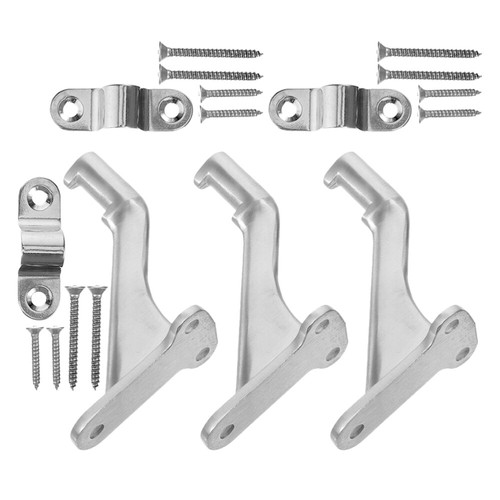 3 Sets Stair Handrail Accessories Brackets for Steps Staircase Supply ...