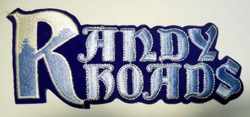 Randy Rhoads Iron On Patch Embroidered Vintage NEW Large Ozzy Quiet ...