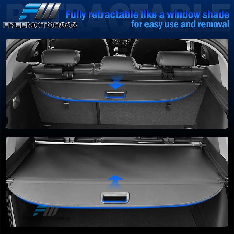 Fit 14-19 Toyota Highlander Rear Retractable Security Shield Cargo ...