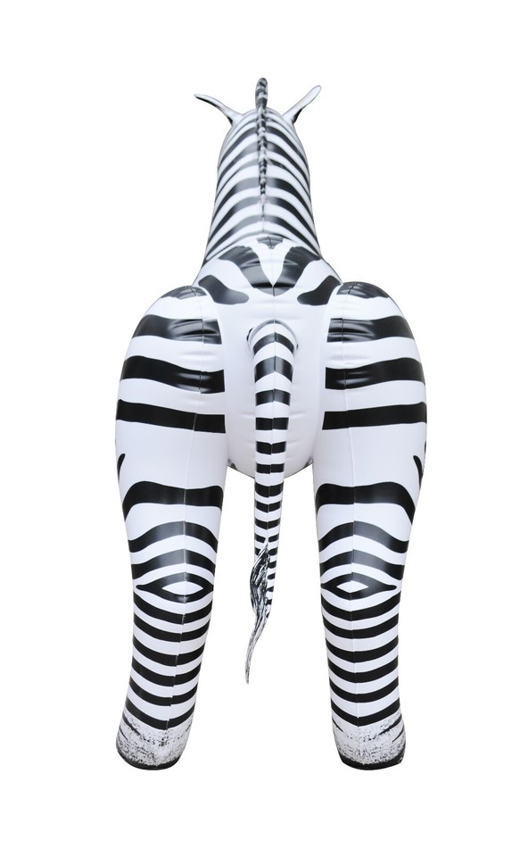 Jet Creations Inflatable Zebra Stuffed Animals Educational Birthday ...