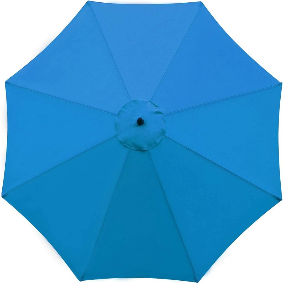 9 ft Patio Umbrella Cover 8 Ribs Replacement Polyester Canopy Market ...