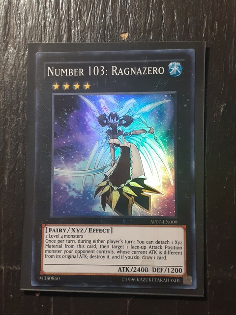 Yugioh-1x-Near Mint-Number 103: Ragnazero - AP07-EN009 - Super Rare ...