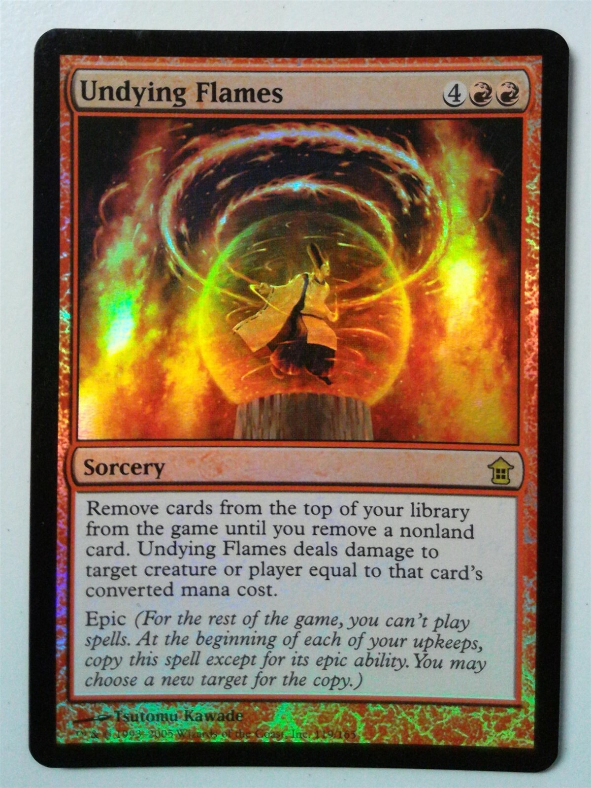 Undying Flames *FOIL Rare* Magic MtG x1 Saviors of Kamigawa SP | eBay