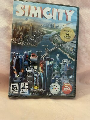 Sim City PC DVD-ROM Computer Game NEW Sealed 14633197143| eBay