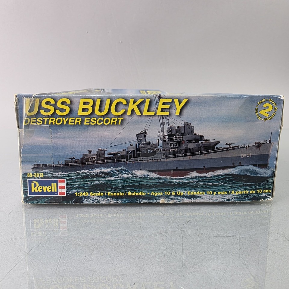 Revell 85-3013 1:249 USS Buckley Destroyer Escort Model Kit & Toms ...