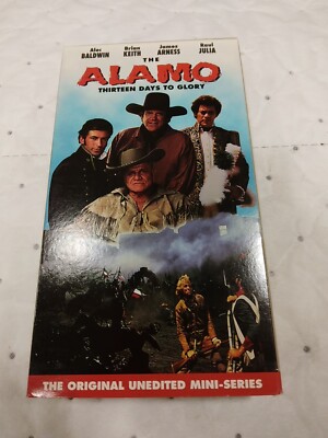 The Alamo Thirteen Days to Glory 1987 VHS New James Arness Uncut ...