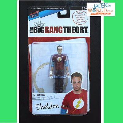 Exclusive Edition Sticker Sheldon in Flash Big Bang Theory Action ...