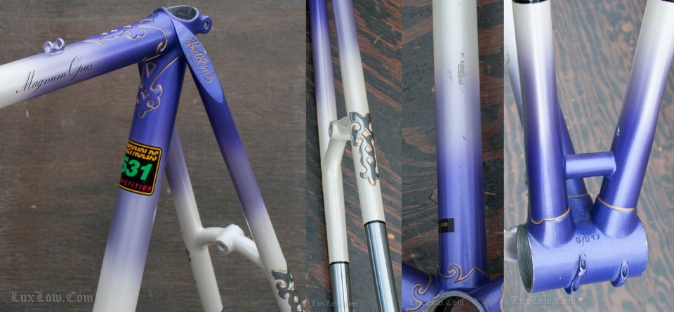 Vintage Hetchins Vibrant Magnum Opus RoadBike FRAME FORK 531 Bob ...