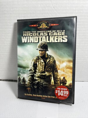 Windtalkers (DVD Full Screen 2002) Nicolas Cage Mark Ruffalo - War ...
