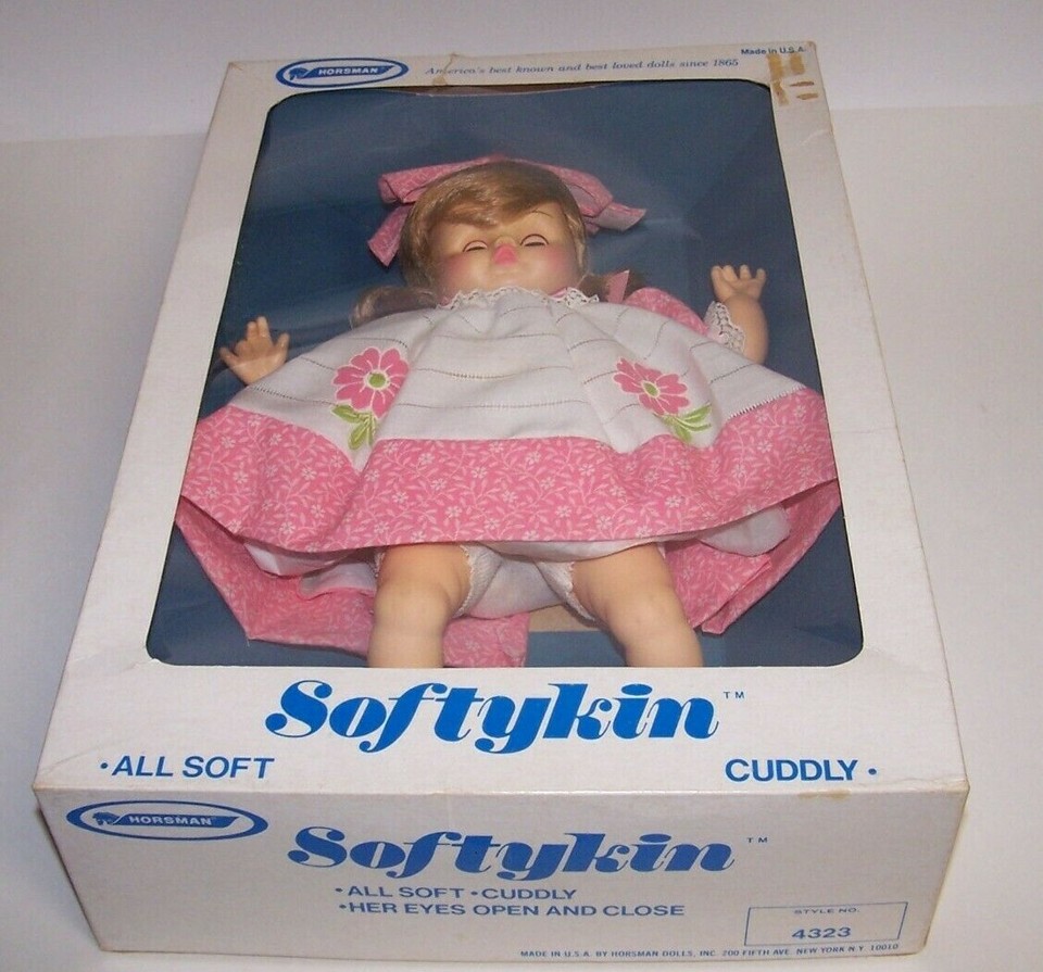 Softkin Cuddly Baby Doll 13" by Horseman | eBay