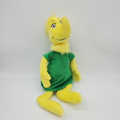 Kohl's Cares Sneetch Plush Dr. Seuss Character Yellow Stuffed Toy 18 ...
