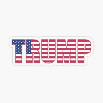 TRUMP president Sticker laptop/ tumbler / wall sticker | eBay