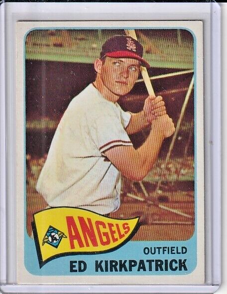 Ed Kirkpatrick-California Angels-1965 Topps Baseball Card #393 | eBay