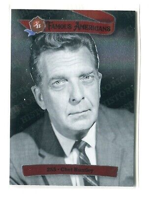 2021 HA Famous Americans Chet Huntley RED AURORA FOIL PARALLEL #255 23/ ...