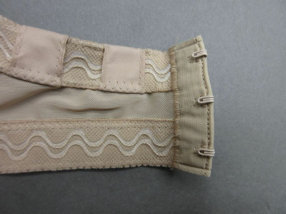 34D CHANTELLE WOMENS BEIGE UNDERWIRE PADDED BACK CLOSURE STRAPLESS BRA ...