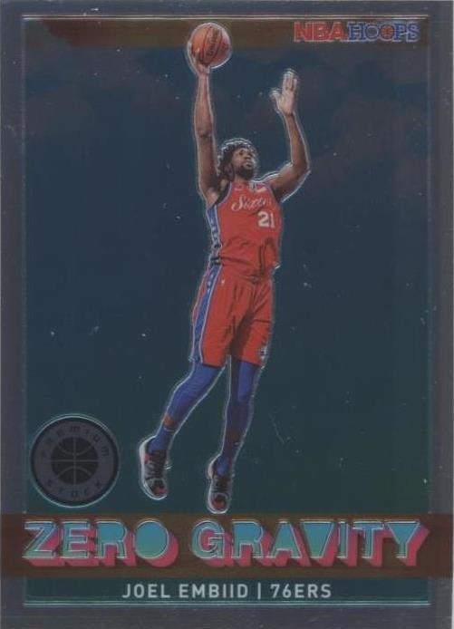 2019-20 Panini NBA Hoops Premium Stock - Zero Gravity Joel Embiid #19 ...
