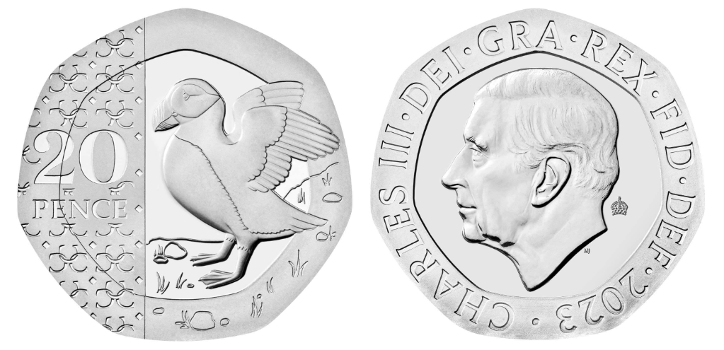 2023 1p 2p 5p 10p 20p 50p coin pence Brilliant Uncirculated with Privy ...