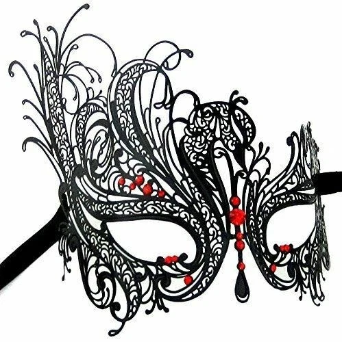 Black Masquerade Masks Clip Art