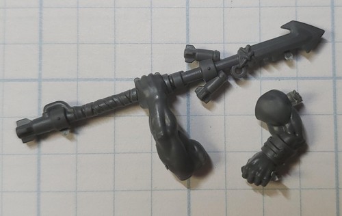 Warhammer 40k Ork Bits Beast Snagga Squighog Rider Raised Stikka Spear ...