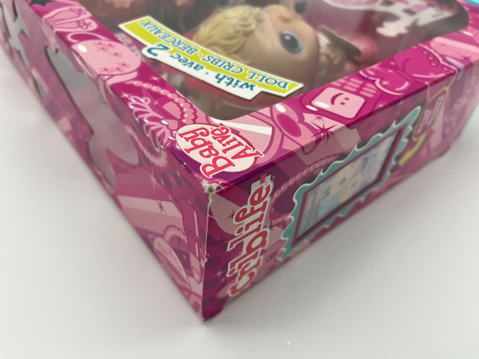 NIB Baby Alive Crib Life Twins Dolls: Sarina & Sydney Cutie Hasbro 2010 ...
