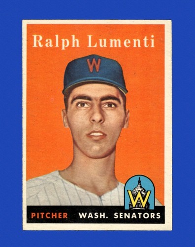 1958 Topps Set-Break #369 Ralph Lumenti EX-EXMINT *GMCARDS* | eBay