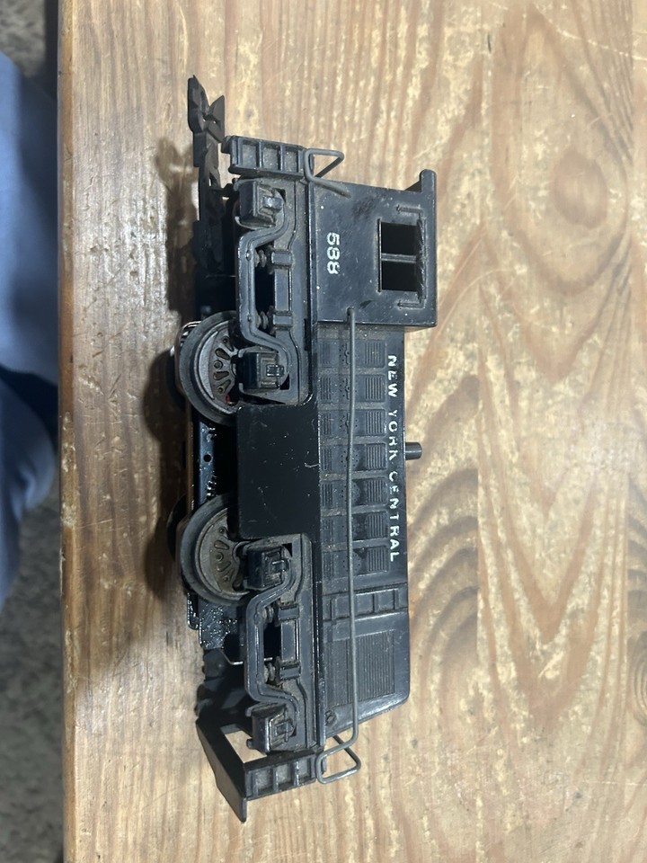 Marx NYC New York Central Black 588 Diesel Switcher Locomotive Runs For ...