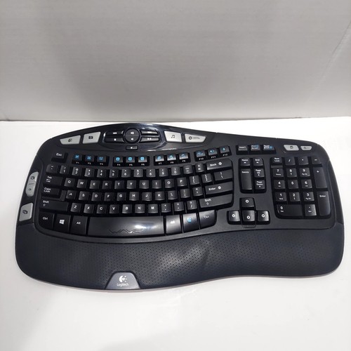 Logitech K350 Wireless Wave Ergonomic Keyboard, NO Unifying Receiver ...