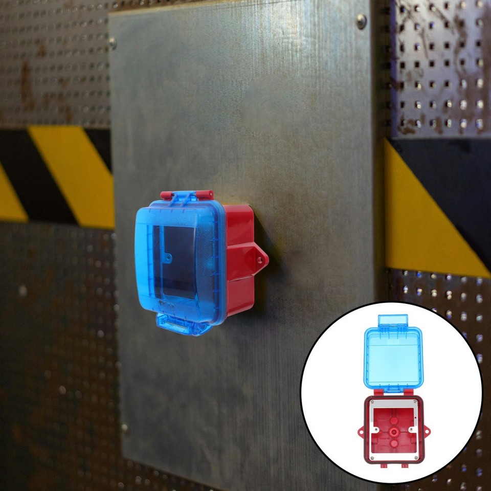 Switch Cover Manual Call Point Emergency Button Guard Alarm Protector ...