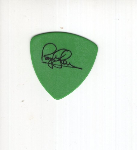 ROGER GLOVER GREEN SIGNATURE GUITAR PICK ROCK+ROLL LEGEND DEEP PURPLE ...