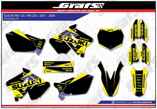 2001 2002 2003 2004 2005 2006 2007 2008 RM 125 250 Graphics SUZUKI ...