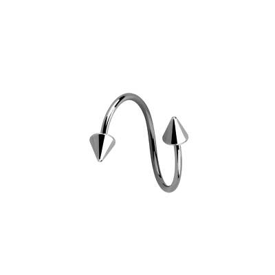 1,2 mm Spirale Twister Lippenpiercing Ohr Labret Piercing Helix Intim ...