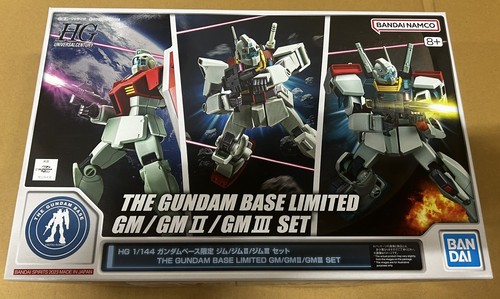 HG 1/144 The Gundam Base Limited GM / GM II / GM III Set Model kit ...