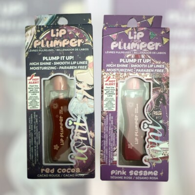 IONI LIP Plumper Pink Sesame & Pump It Up Red Cocoa Lip Plumper Lip ...