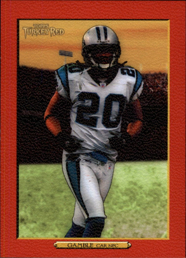 2006 Topps Turkey Red Red Carolina Panthers Football Card #98 Chris ...