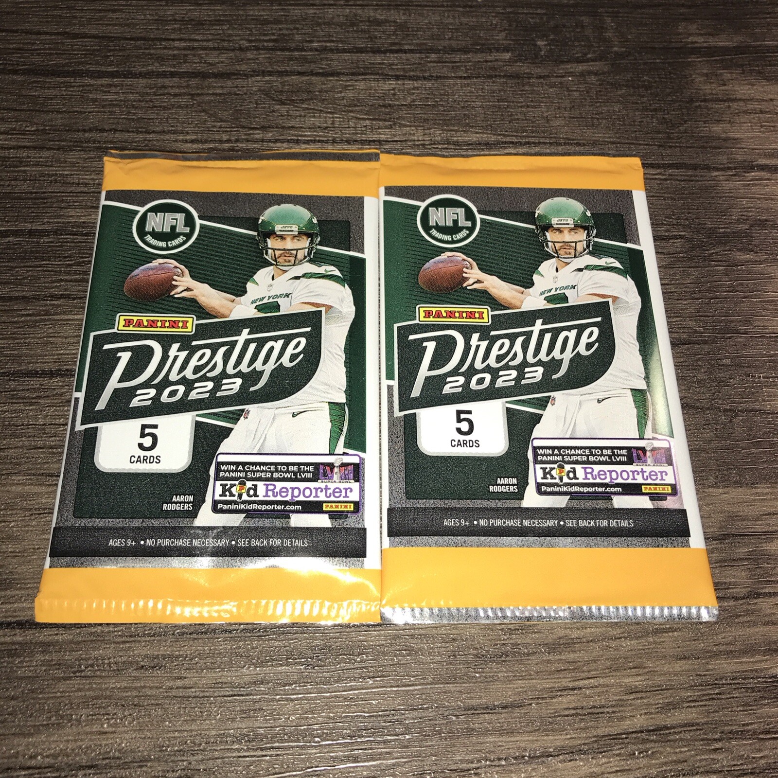 (2) Packs of 2023 Panini Prestige Football-5 Card Packs-Factory Sealed ...