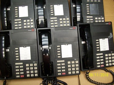 LOT OF 4 WORKING MLX-5 Black Phone Lucent 107959603 AT&T | eBay