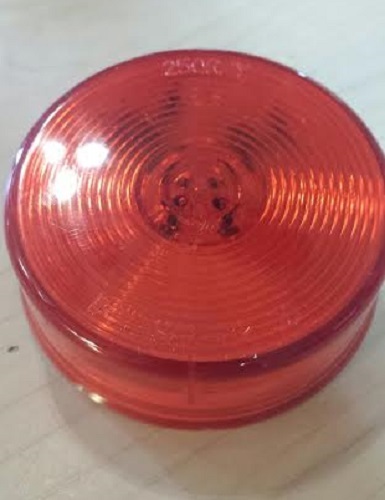 2 " Round Red Marker Light 9 LED ~ Truck ~ Trailer | eBay