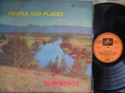 Slim Dusty OZ Reissue LP People and places EX Columbia OSX7725 MONO ...