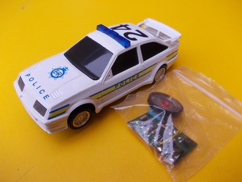 SCALEXTRIC C137 FORD SIERRA POLICE NEAR MINT COND FRONT/BRAKE/ROOF ...