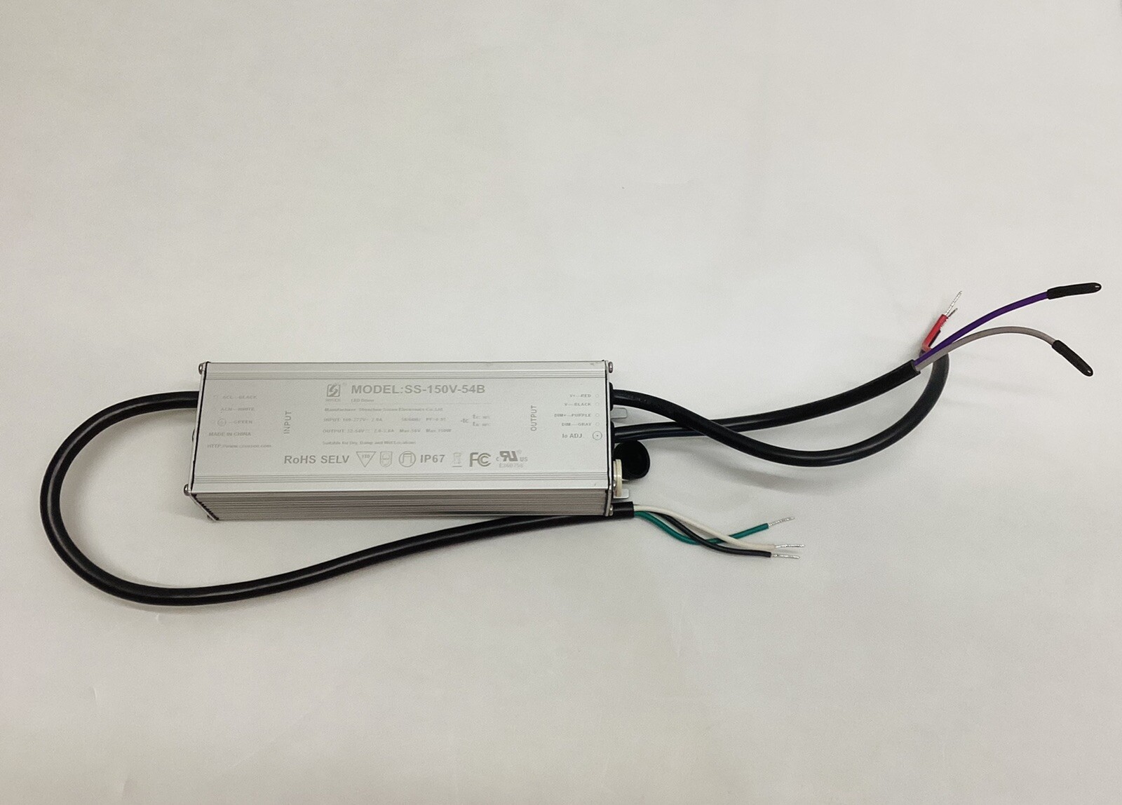 SOSEN Model: SS-150V-54B 150W LED Driver 100-277V For 150 Watt Canopy ...