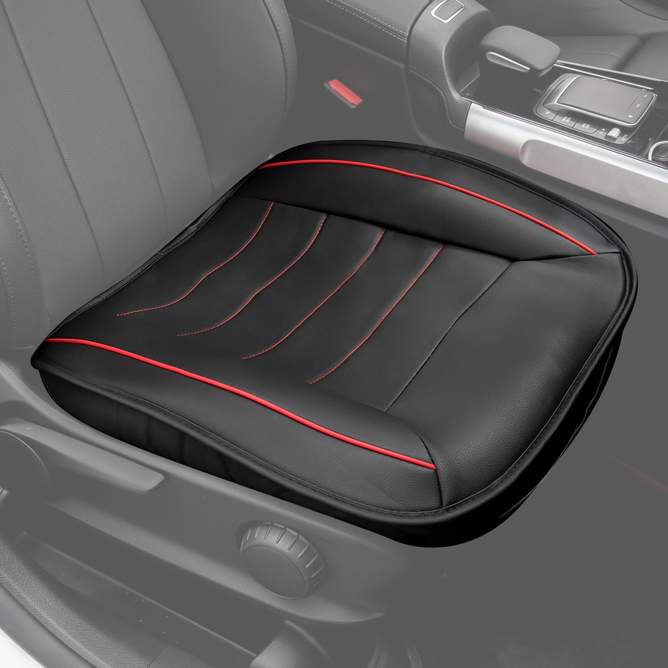 PU Leather Car Front Cover Cushion Seat Protector Mat Full Surround ...