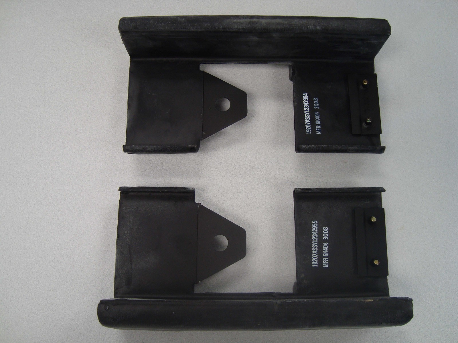 Hummer HMMWV M998 B Pillar Rubber Pads LH RH Pair 12342955 12342954 ...