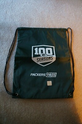 GREEN BAY PACKERS 100 SEASONS CINCH SAC BACKPACK NEW REDUCED | eBay