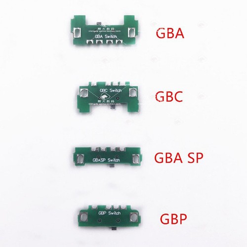 For GBA / GBC / GBA SP / GBP Slide Power Switch Board On/Off Key Repair ...