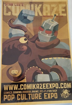 Stan Lee's Comikaze Poster Numbered 22/30 And Signed | eBay