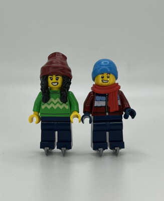 NEW LEGO Ice Skater Pair Skate Figure Skaters Minifigure Mini | eBay