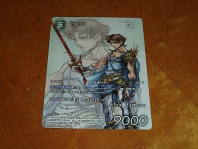Bartz PR-050/1-080H - Final Fantasy TCG CCG Opus Promo Card NonFoil ...