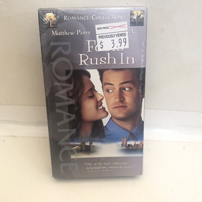 Fools Rush In VHS 1997 Romance Collection Matthew Perry Salma Hayek ...